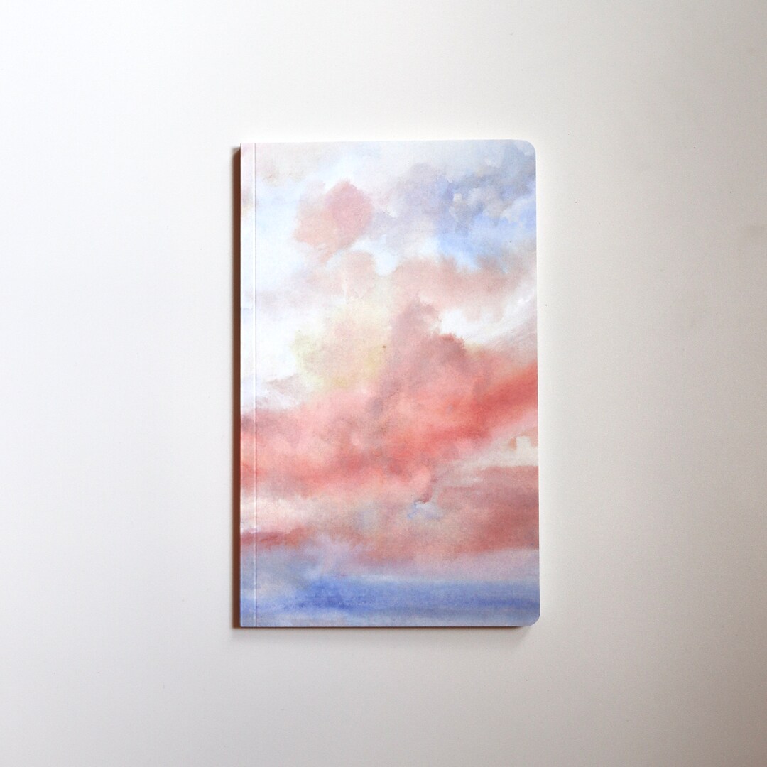 Blush Cloud Notebook, Blank Pages, Sketchbook, Sketching Book, Journal ...