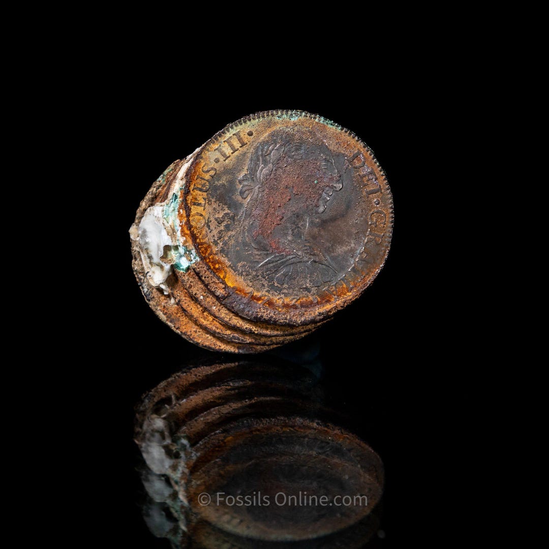 Clump of El Cazador Shipwreck Coins - Etsy