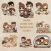 Chibi Family Clipart, Family Clipart Bundle, Mom, Dad, Kids, 24 PNG ...