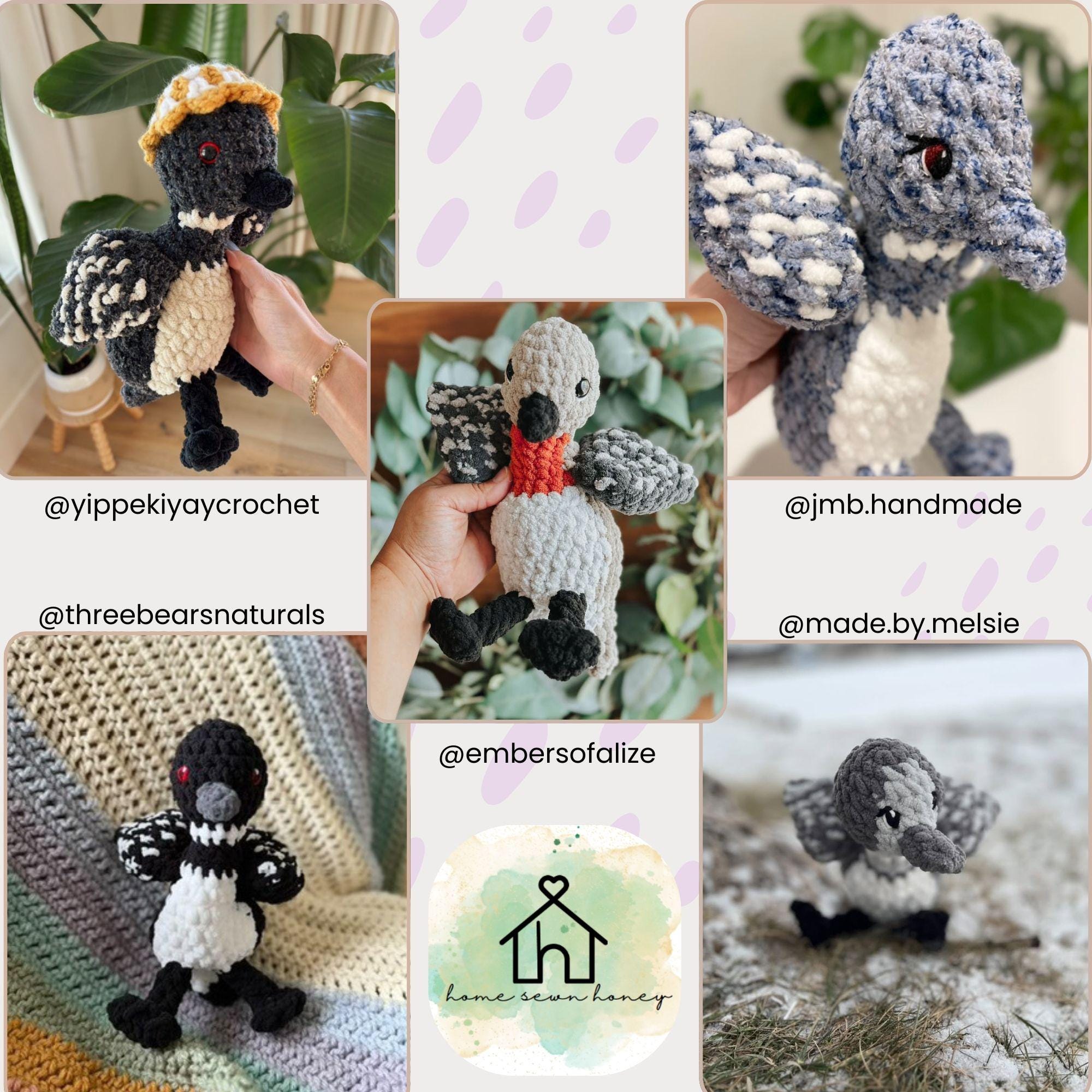 Libby the Loon Crochet Pattern | No Sew Crochet Pattern | Animal ...