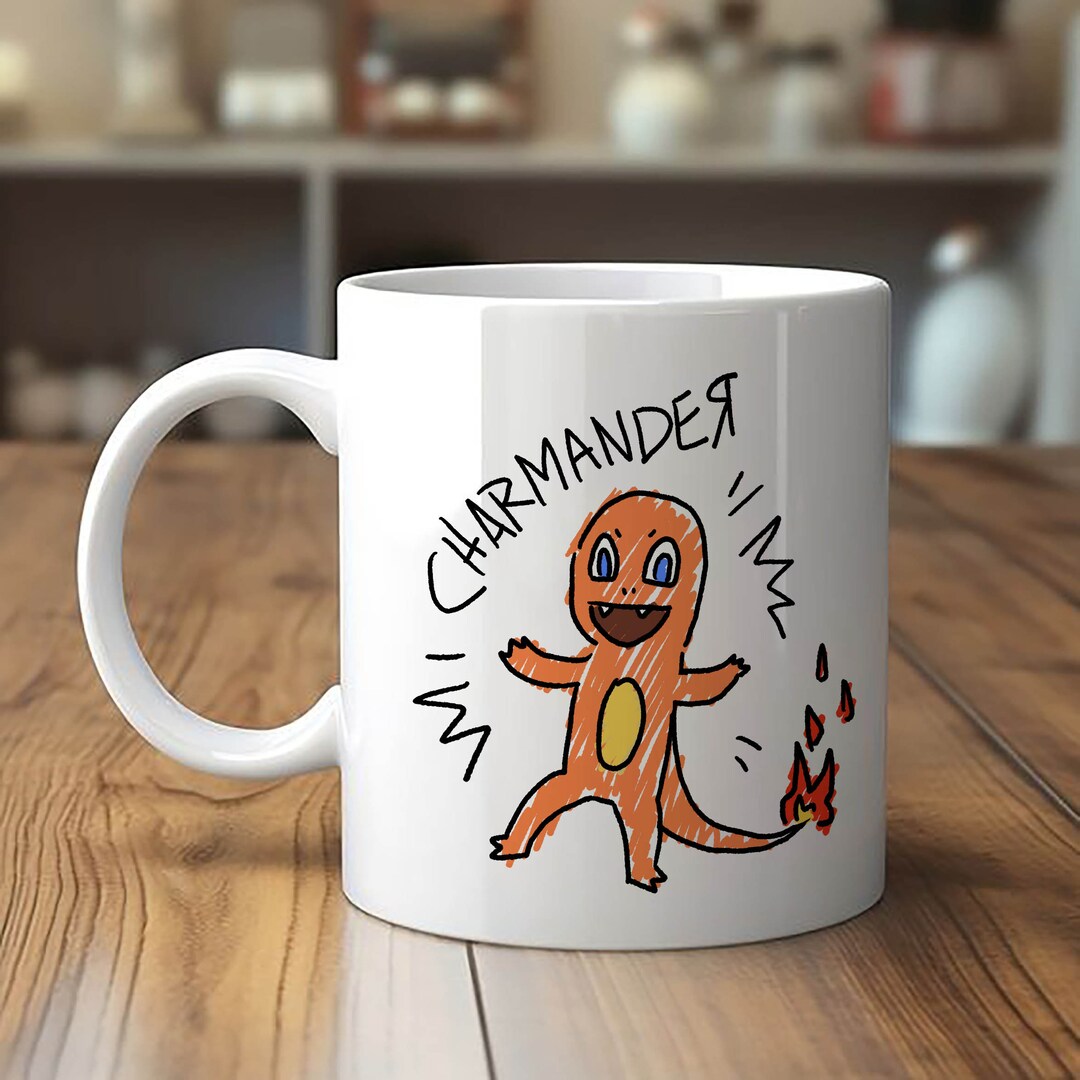Pokemon Mug Charmander Mug Pokemon Gift Pikachu Pokemon Starters Mug ...
