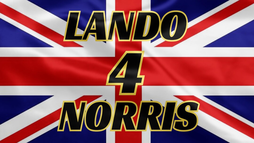 Lando Norris Flag F1 Lando Norris 4 Flag Banner UK Formula 1 Flag 3x5 ...