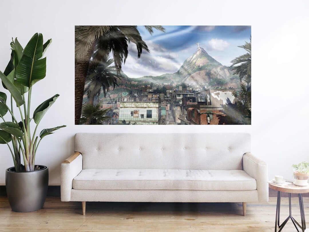 Favela Map Favela MW2 Map Flag Call of Duty Banner Flag 3x5 Feet 90 X ...