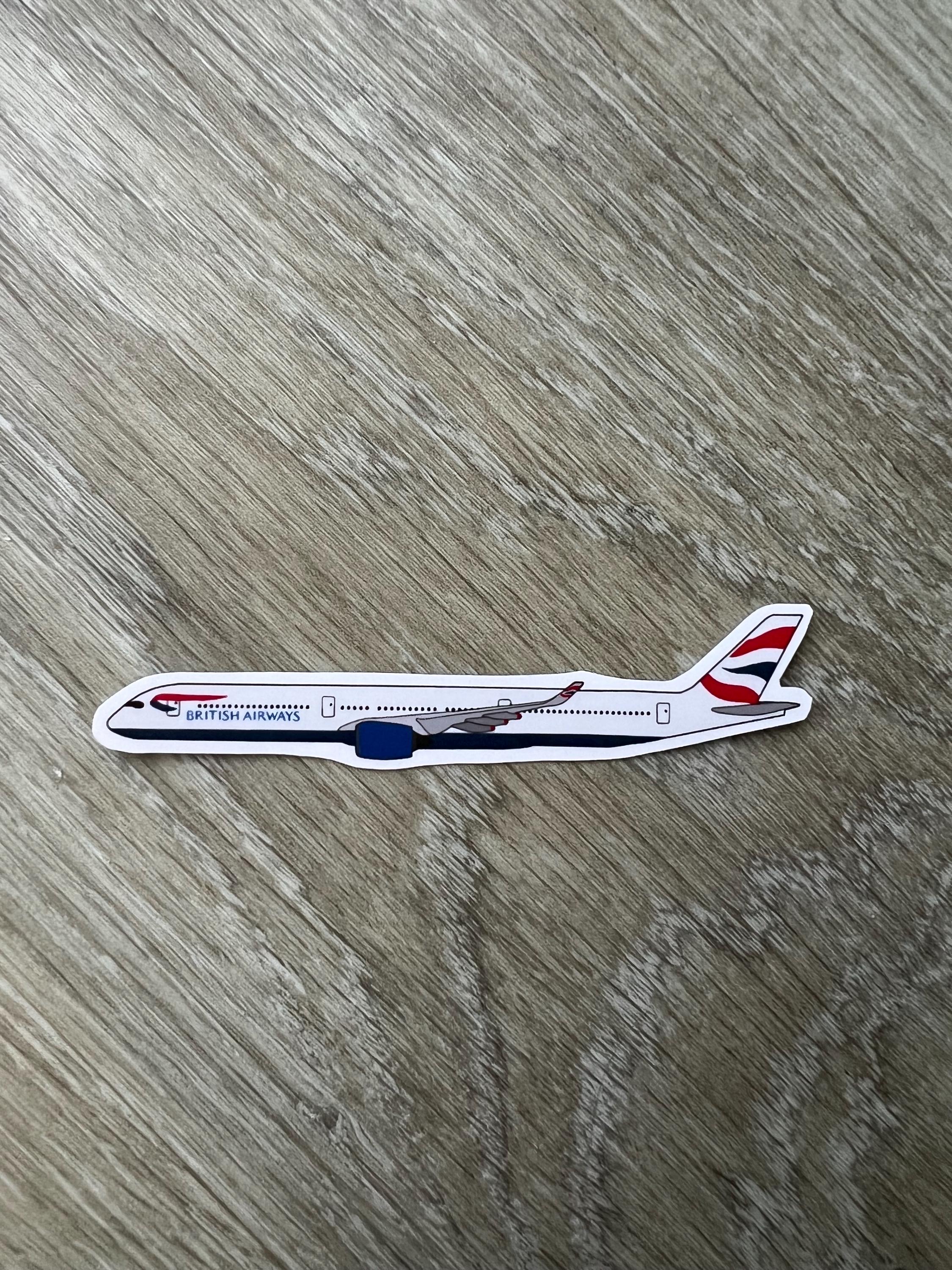 British Airways A350 Airbus Airplane Sticker | Glossy Aviation Decal - Etsy