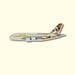Etihad A380 Airplane Sticker | Decal for Laptop, Suitcase, Water Bottle ...