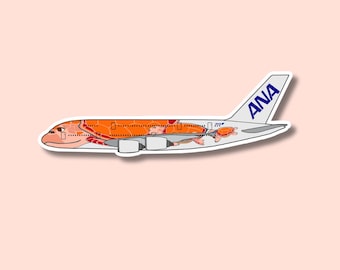 Vietnam Airlines 787 Airplane Sticker | Decal for Laptop, Suitcase ...