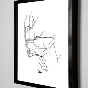 NYC Subway Map ( RAT VERSION ) - 8.5 X 11 Print - Etsy
