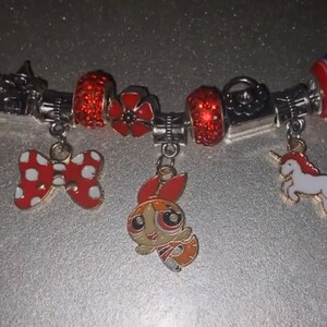 3pck Powerpuff Charm Bracelets - Etsy