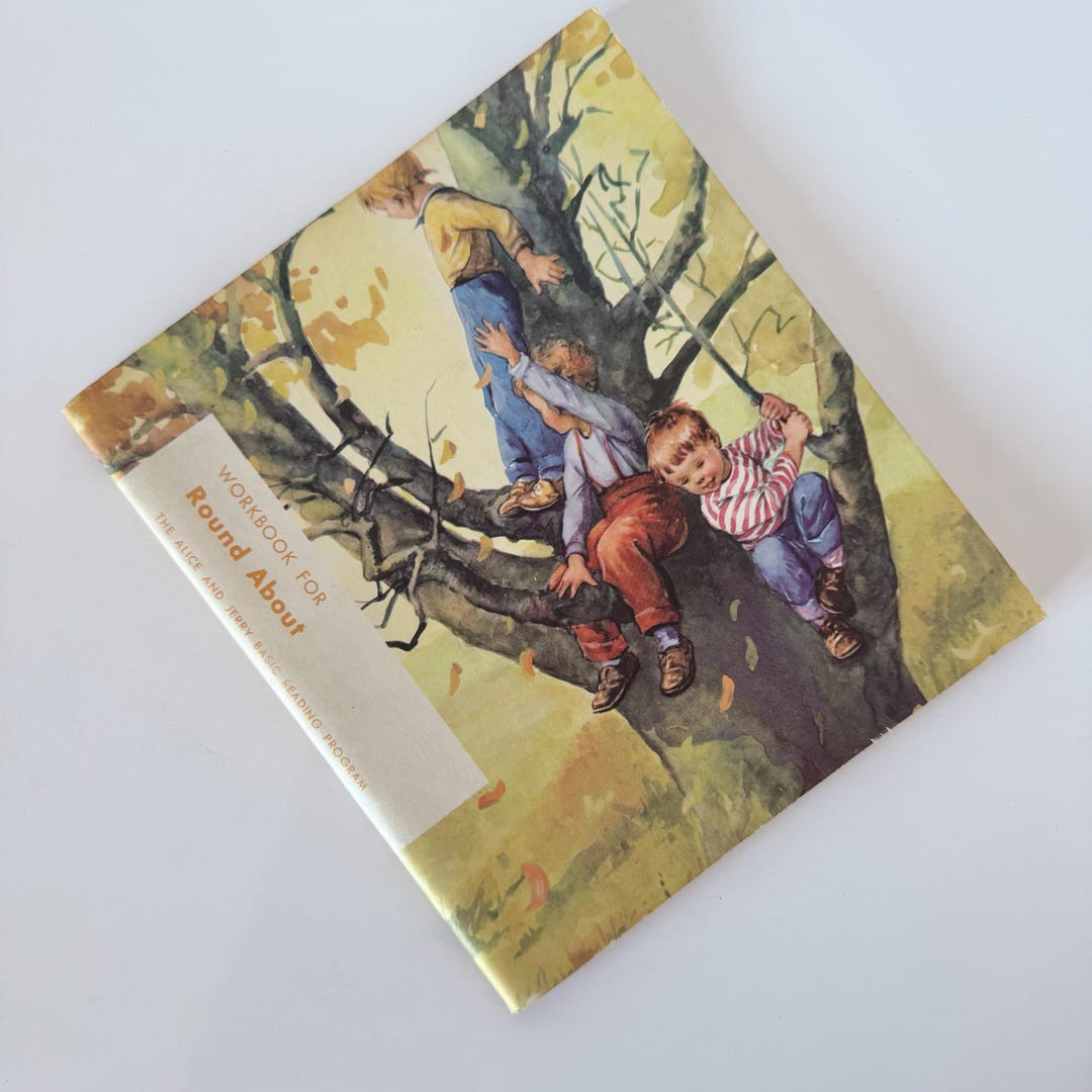 Workbook for Round About, the Alice and Jerry Reading Program, Unused ...