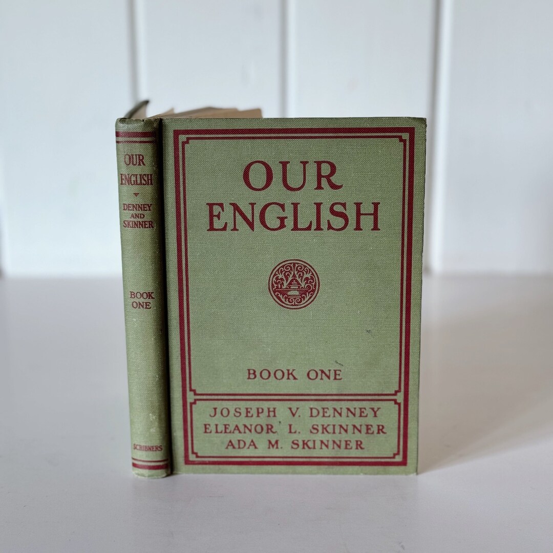 Our English Book One, 1926 Antique School Book - Etsy