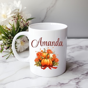 Personalized Fall Mug Custom Autumn Cup Personalized Gift Mug for ...
