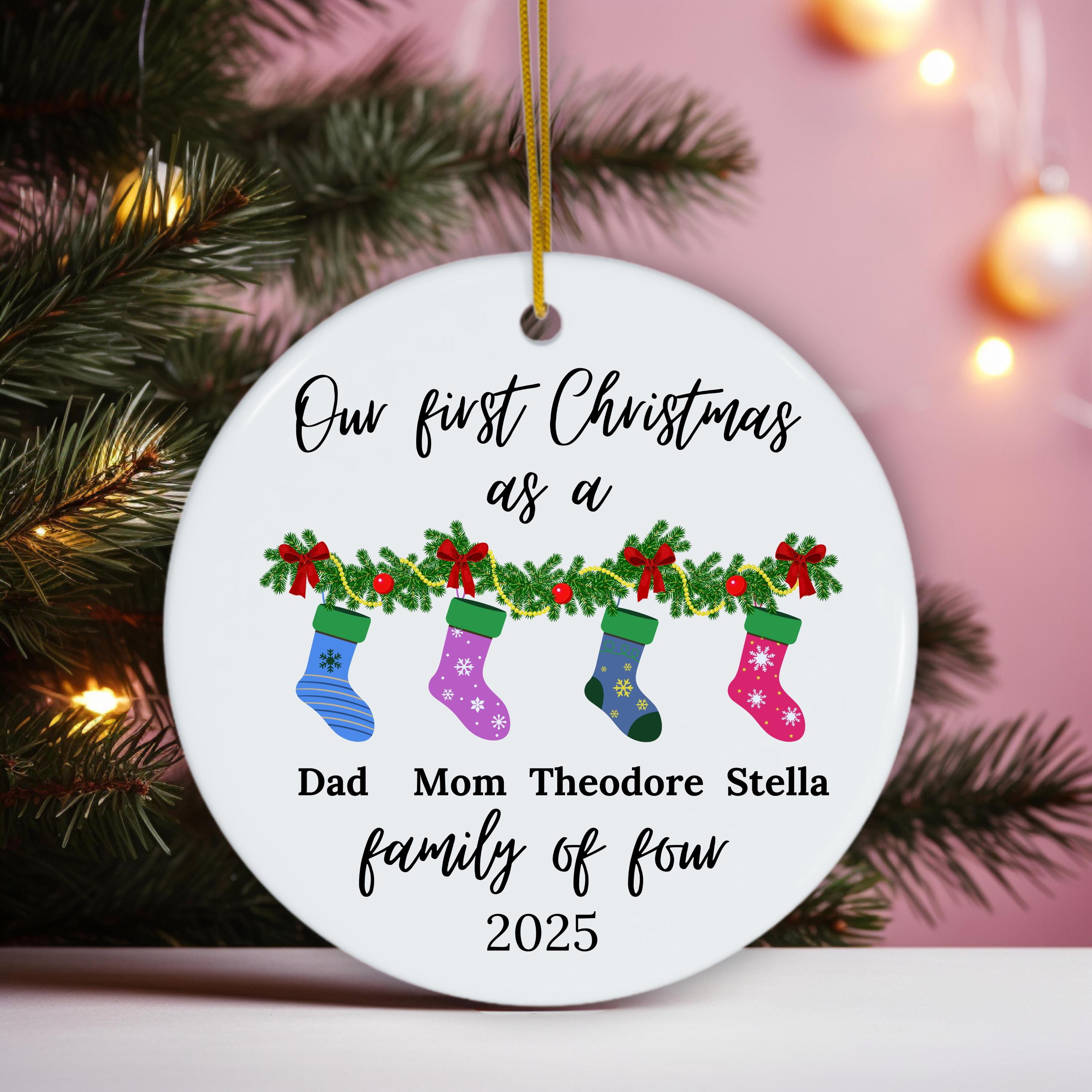 Personalized Family Christmas Ornament: Custom Names, Keepsake Gift ...
