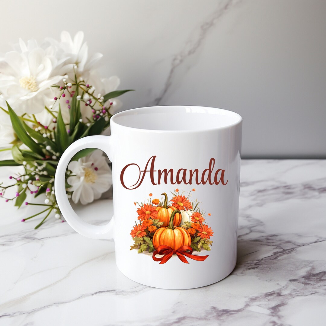 Personalized Fall Mug Custom Autumn Cup Personalized Gift Mug for ...