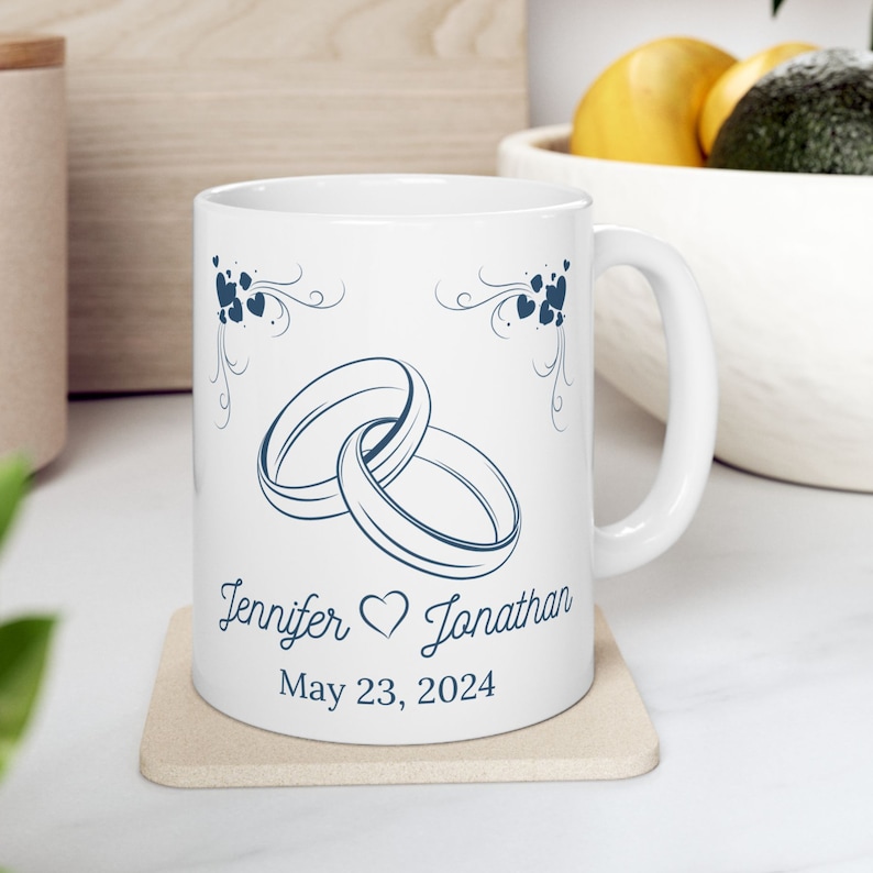 Personalized Wedding Party Favor Mug Custom Wedding Cup Personalized ...