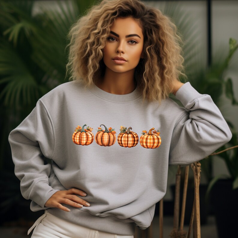 Elegant Fall Womens Sweatshirt Halloween Cozy Season Sweatshirt for Mom ...