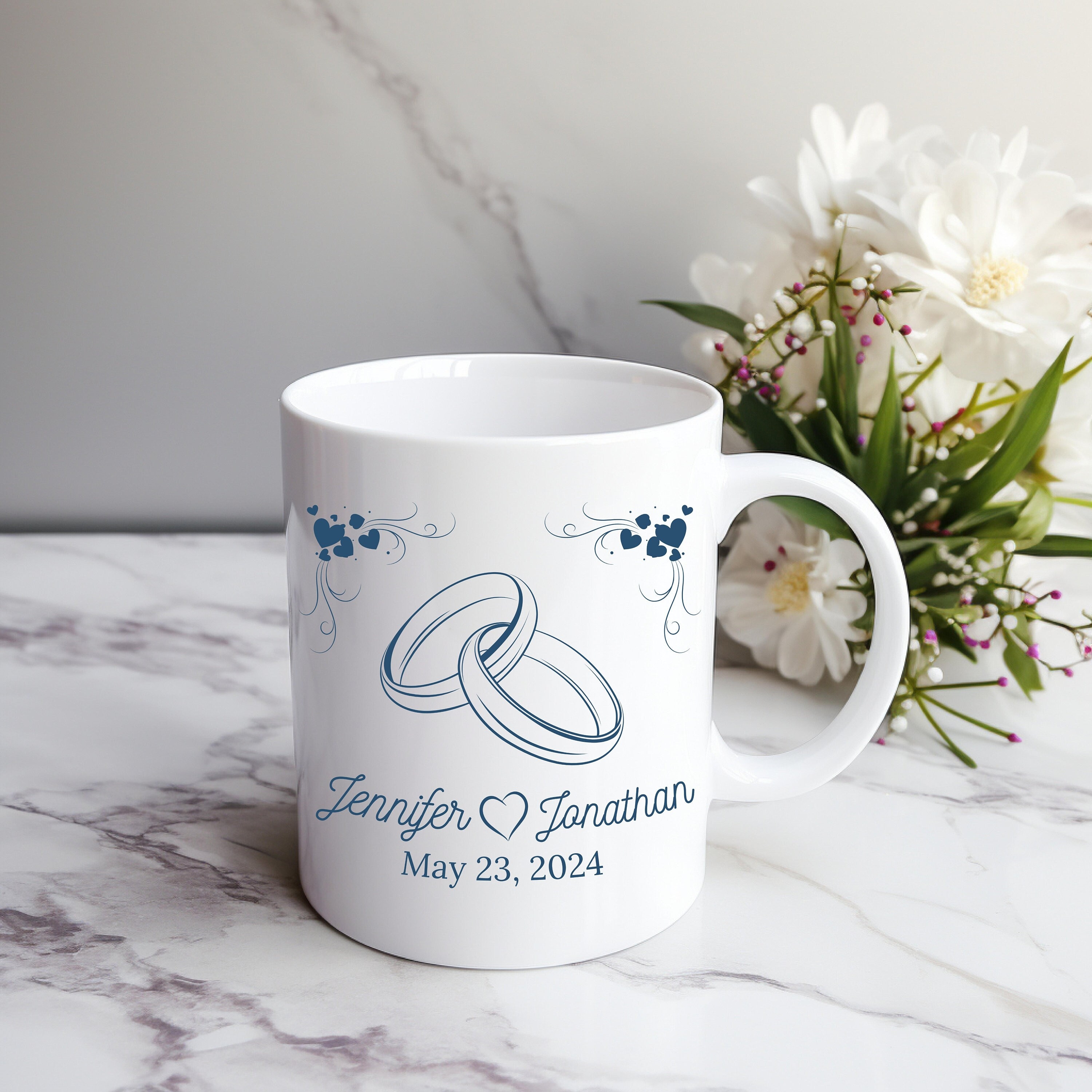 Personalized Wedding Party Favor Mug Custom Wedding Cup Personalized ...