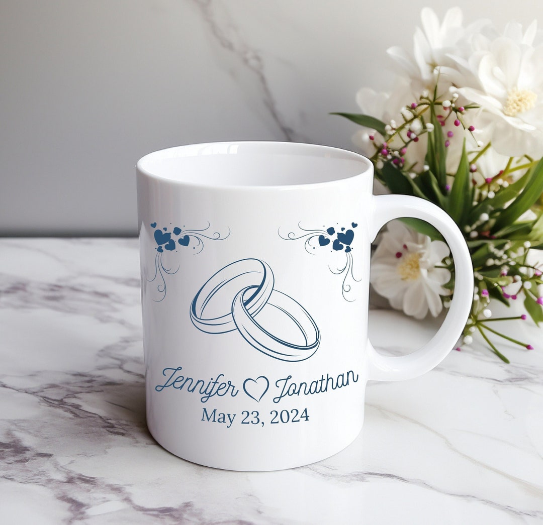 Personalized Wedding Party Favor Mug Custom Wedding Cup Personalized ...