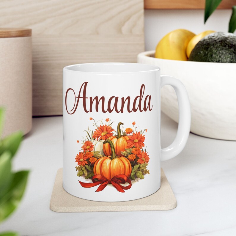 Personalized Fall Mug Custom Autumn Cup Personalized Gift Mug for ...
