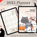 Cat Lovers 2025 Student Digital Planner Goodnotes, Academic Planner ...