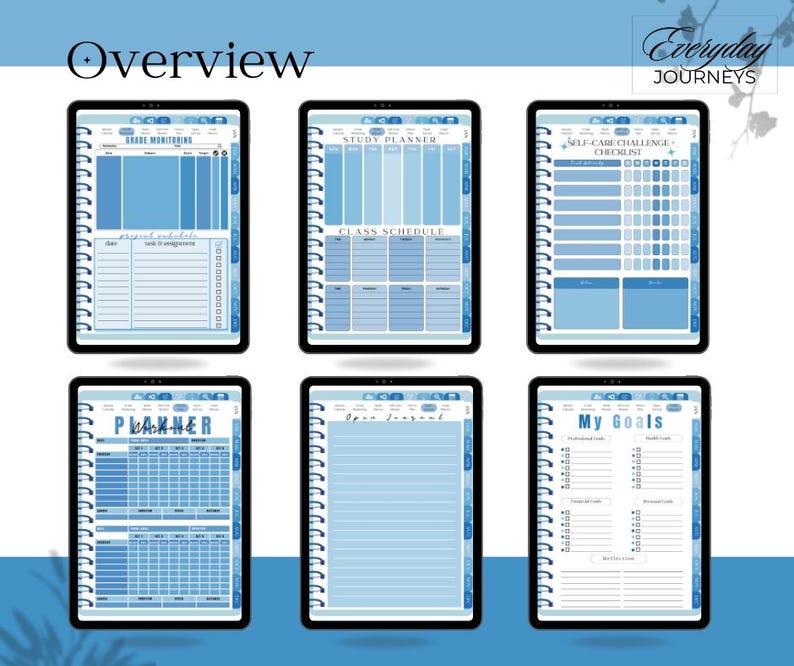 2025 Digital Student Planner, Goodnotes Planner, Daily Planner, Weekly ...