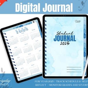 2025 Digital Student Planner, Goodnotes Planner, Daily Planner, Weekly ...