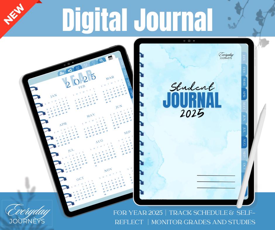 2025 Digital Student Planner, Goodnotes Planner, Daily Planner, Weekly ...
