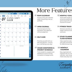 2025 Digital Student Planner, Goodnotes Planner, Daily Planner, Weekly ...