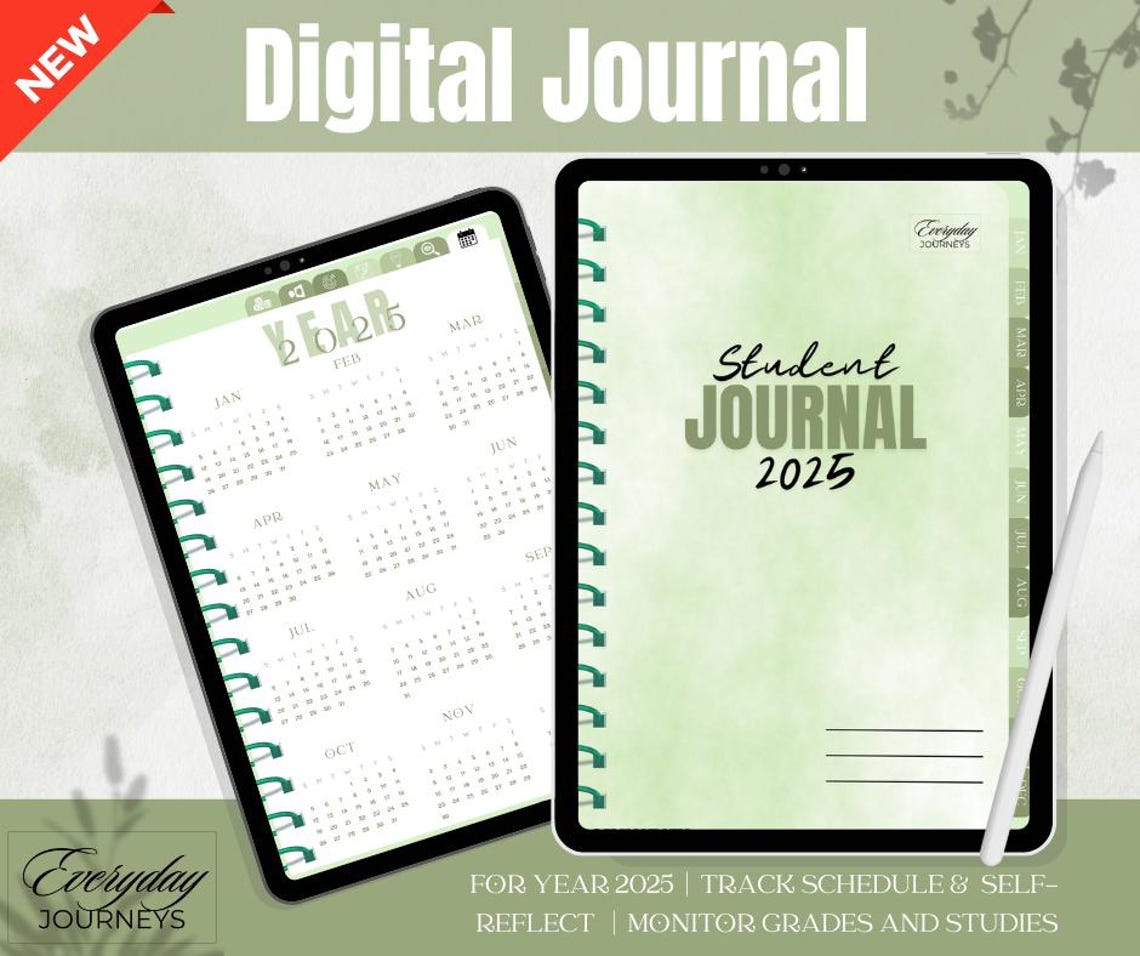 2025 Digital Student Planner, Goodnotes Planner, Daily Planner, Weekly ...
