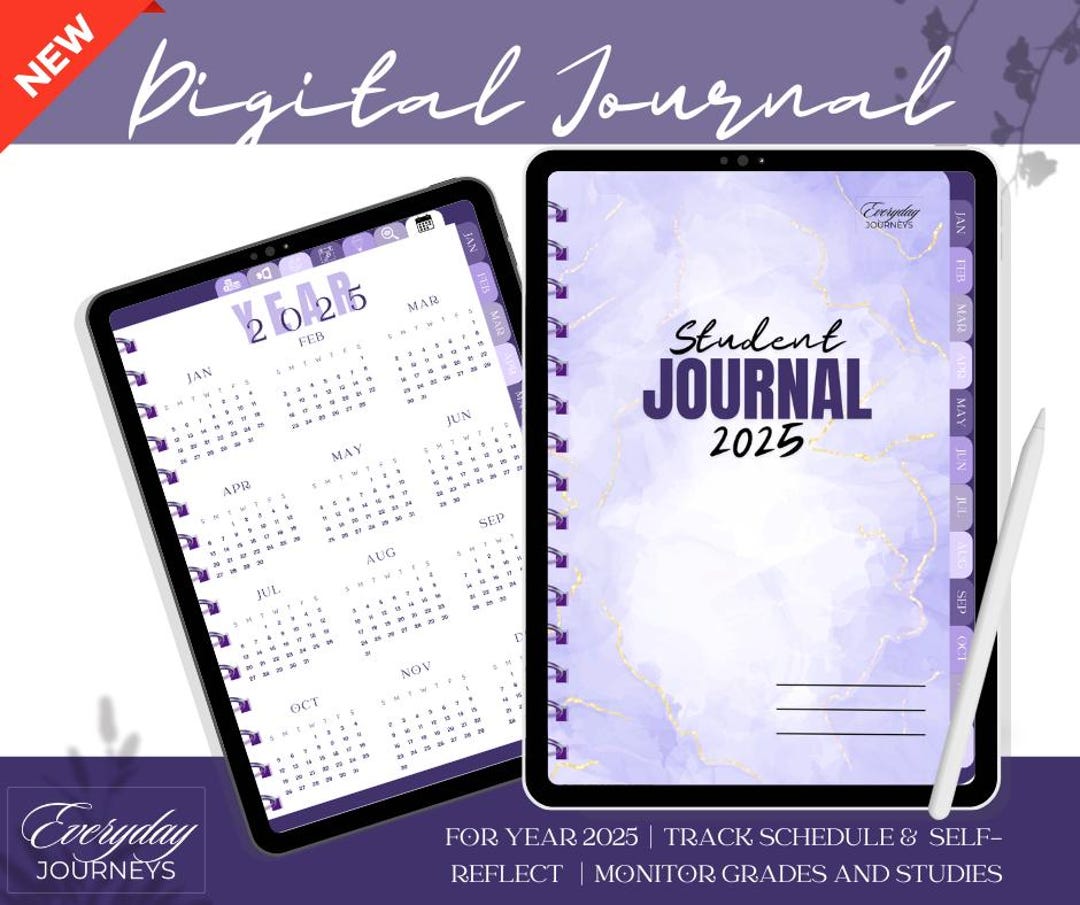2025 Digital Student Planner, Goodnotes Planner, Daily Planner, Weekly ...