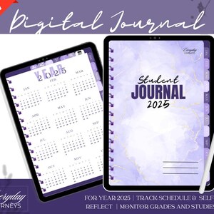 2025 Digital Student Planner, Goodnotes Planner, Daily Planner, Weekly ...