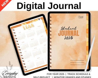 2025 Digital Student Planner, Goodnotes Planner, Daily Planner, Weekly ...