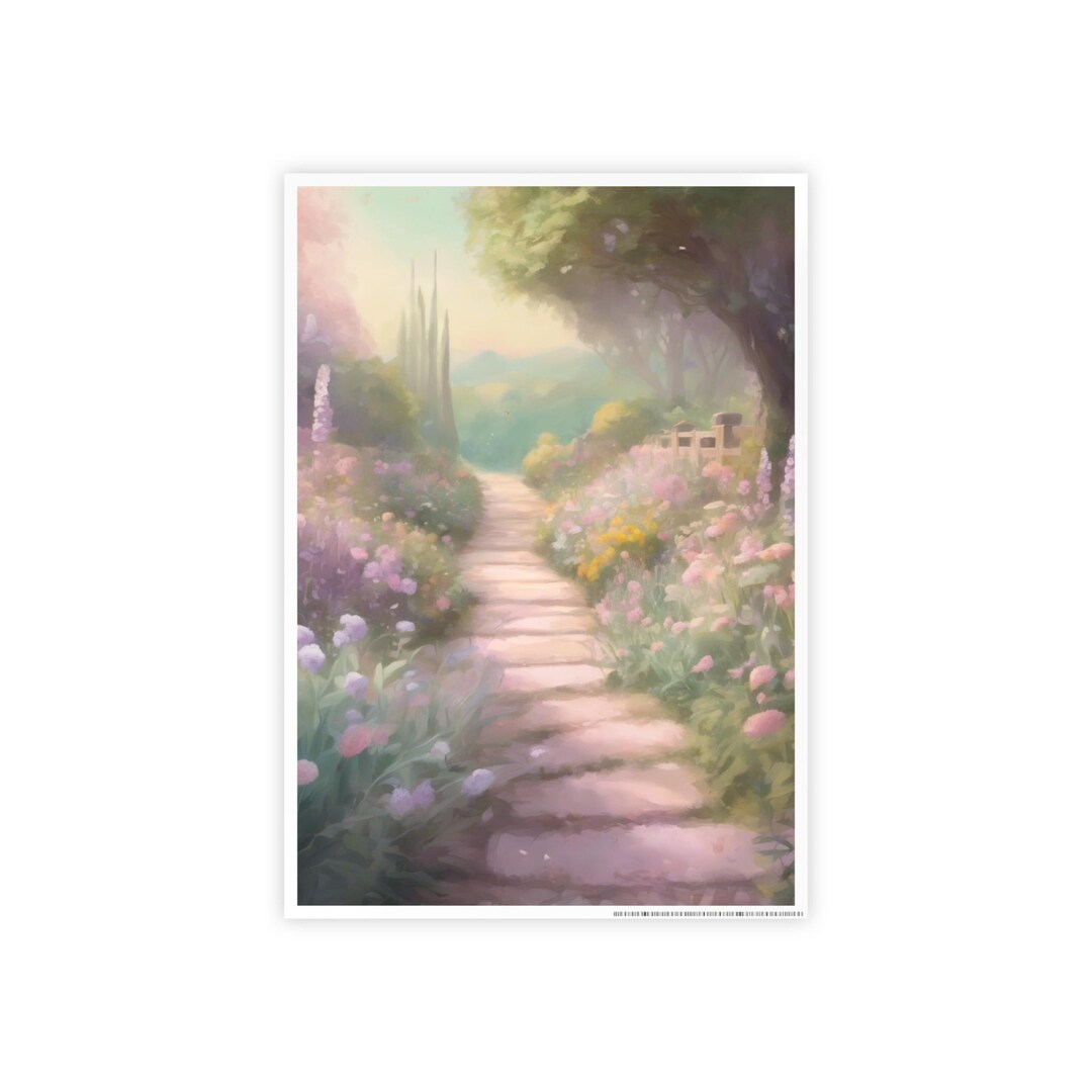 Pretty Path Glossy Poster - Etsy