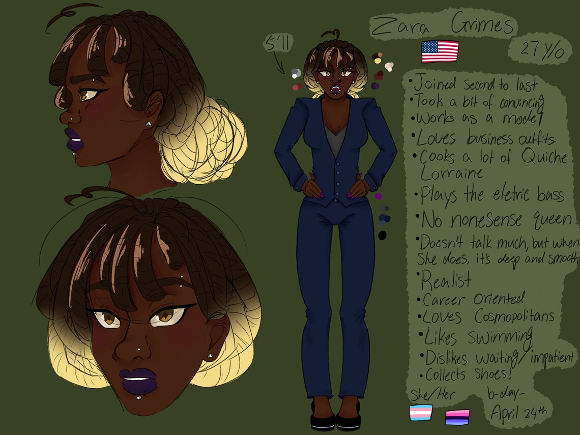 Character Sheet Art Commissions | Digital Art - Etsy