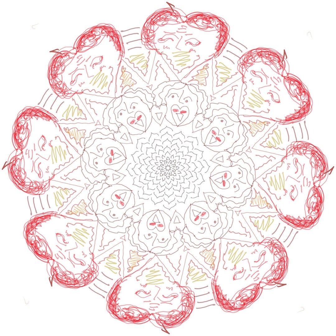 Wheel of Emotions :wall Decor, Mandala Art, Mandala Deco, Spiritual ...