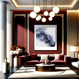 Abstract Art Print,instant Download, High Contrast Abstract Digital ...