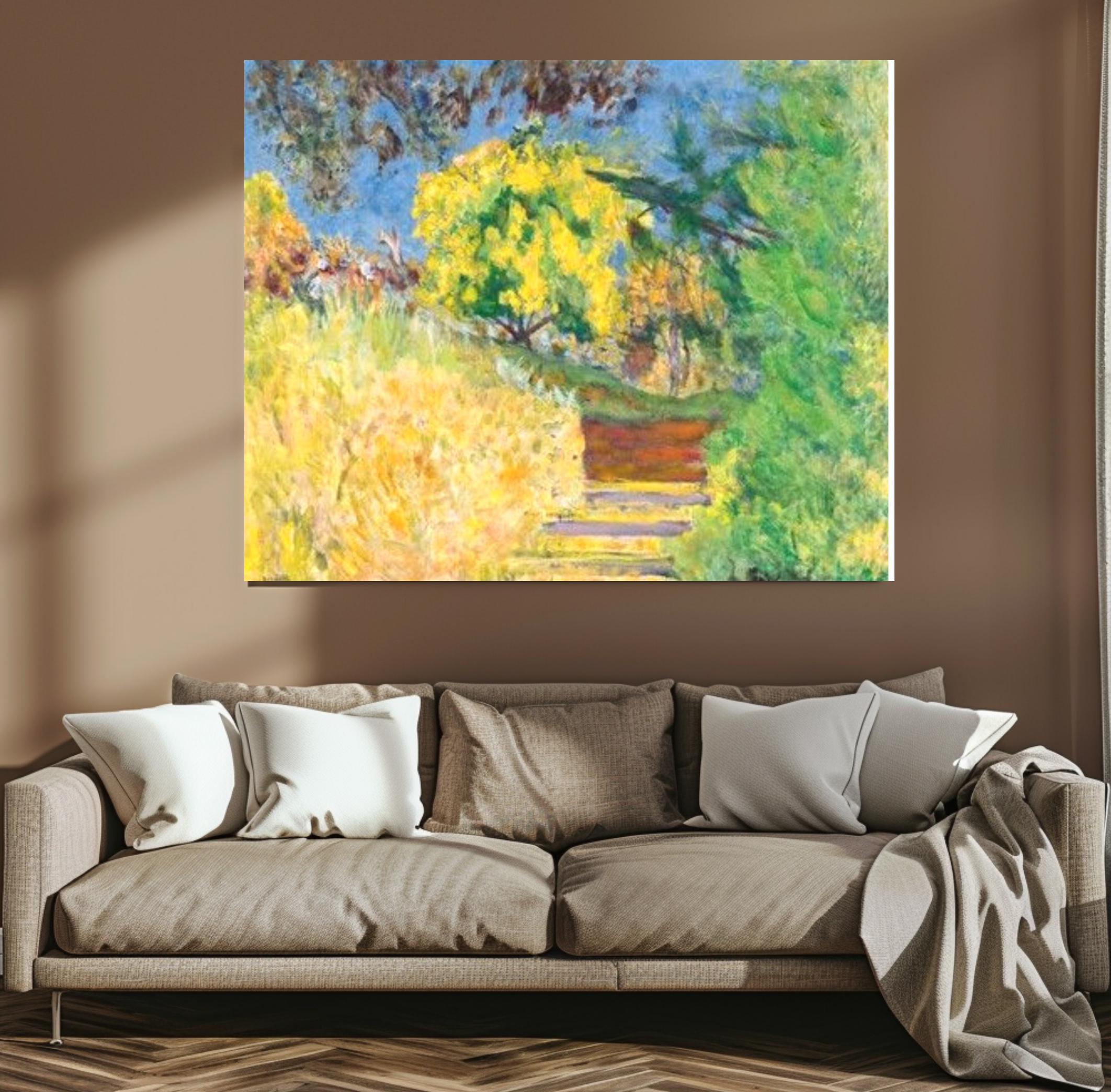 Pierre Bonnard Printable Wall Art, the Stairs in Lush Garden Retreat ...