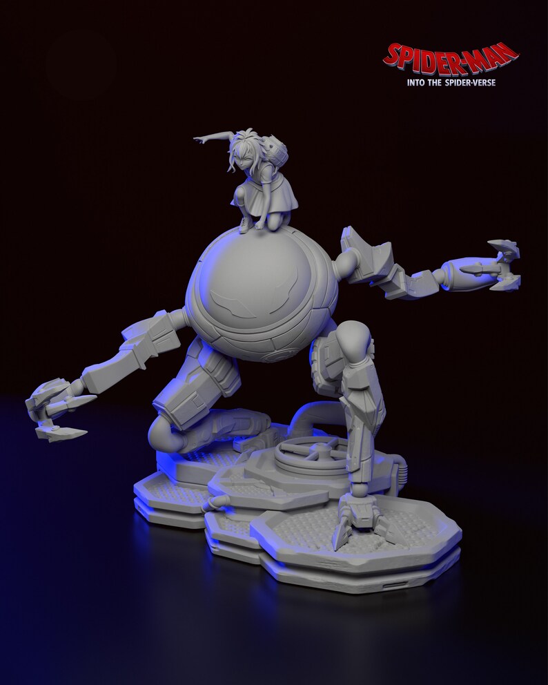Peni Parker 8K STL Files High-resolution 3D Print Models Spider-man ...