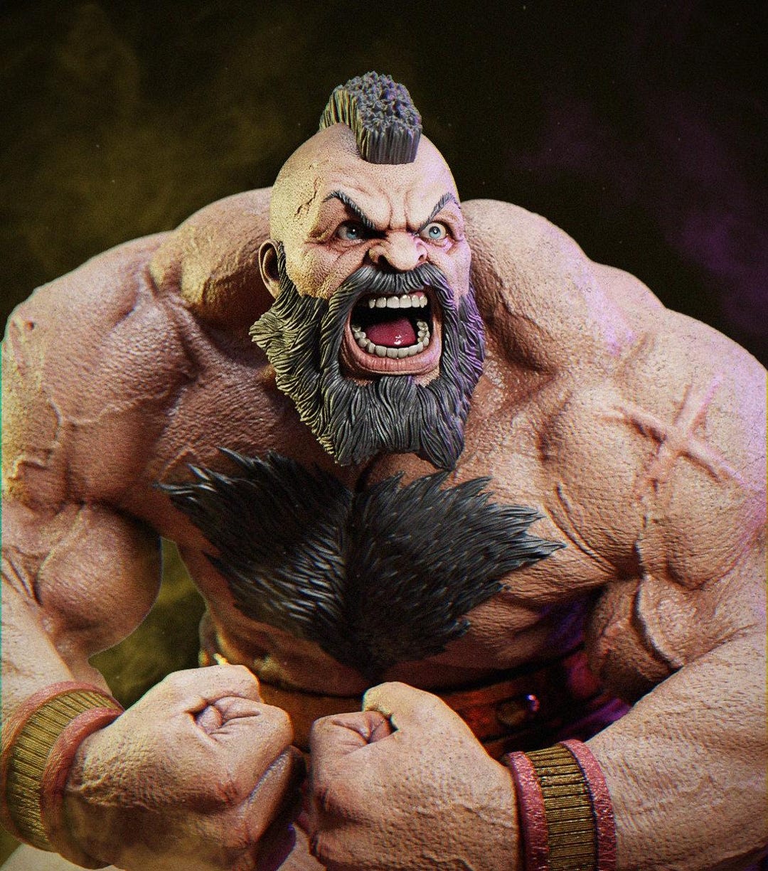 Zangief Street Fighter STL File High-quality 3D Print Model Digital Download - Etsy