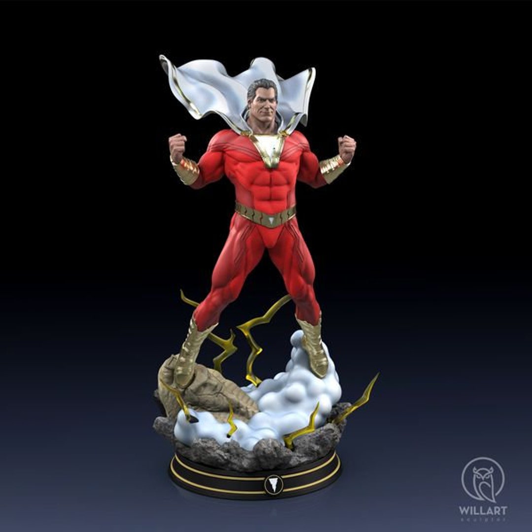 Shazam STL File for 3D Printing High-quality Digital Download - Etsy