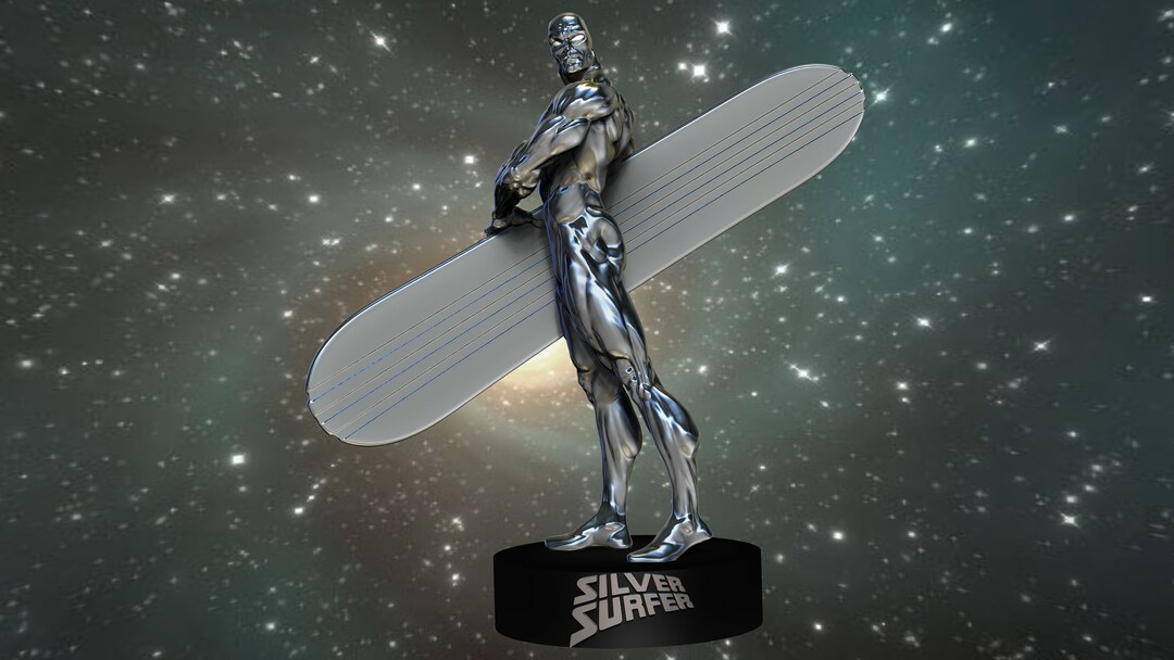 Silver Surfer STL File 3D Printable Model - Etsy