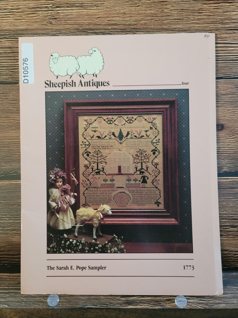 The Sarah E. Pope Sampler Cross Stitch Pattern - Etsy