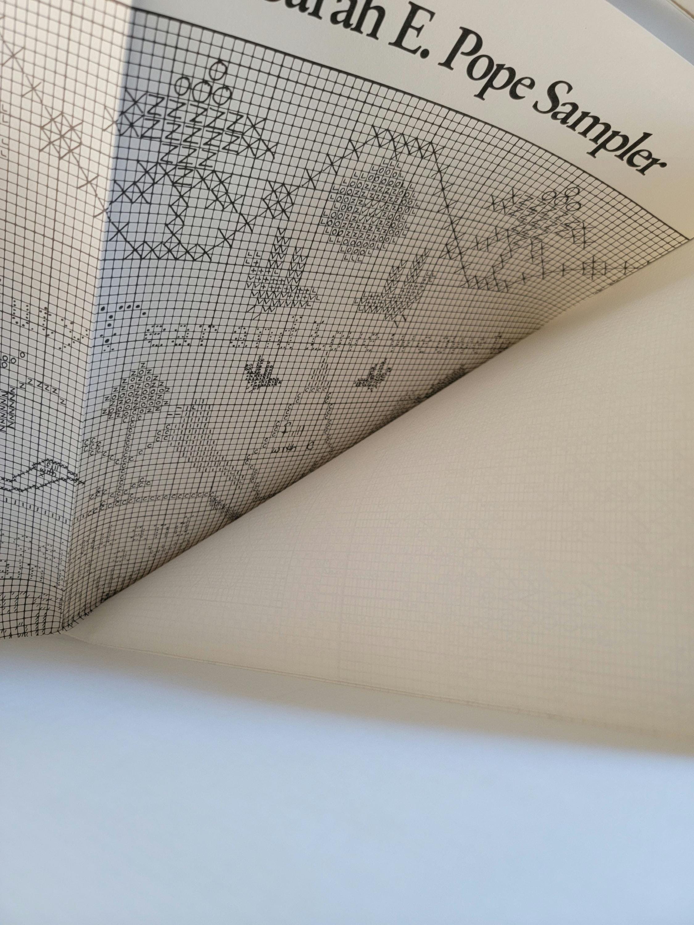 The Sarah E. Pope Sampler Cross Stitch Pattern - Etsy