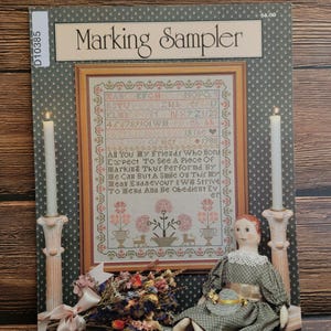 Marking Sampler 6 Page Cross Stitch Chart - Etsy