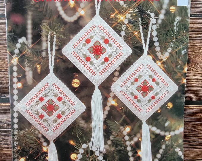 Williamsburg Drawn Thread Christmas Ornaments - Christmas Embroidery ...