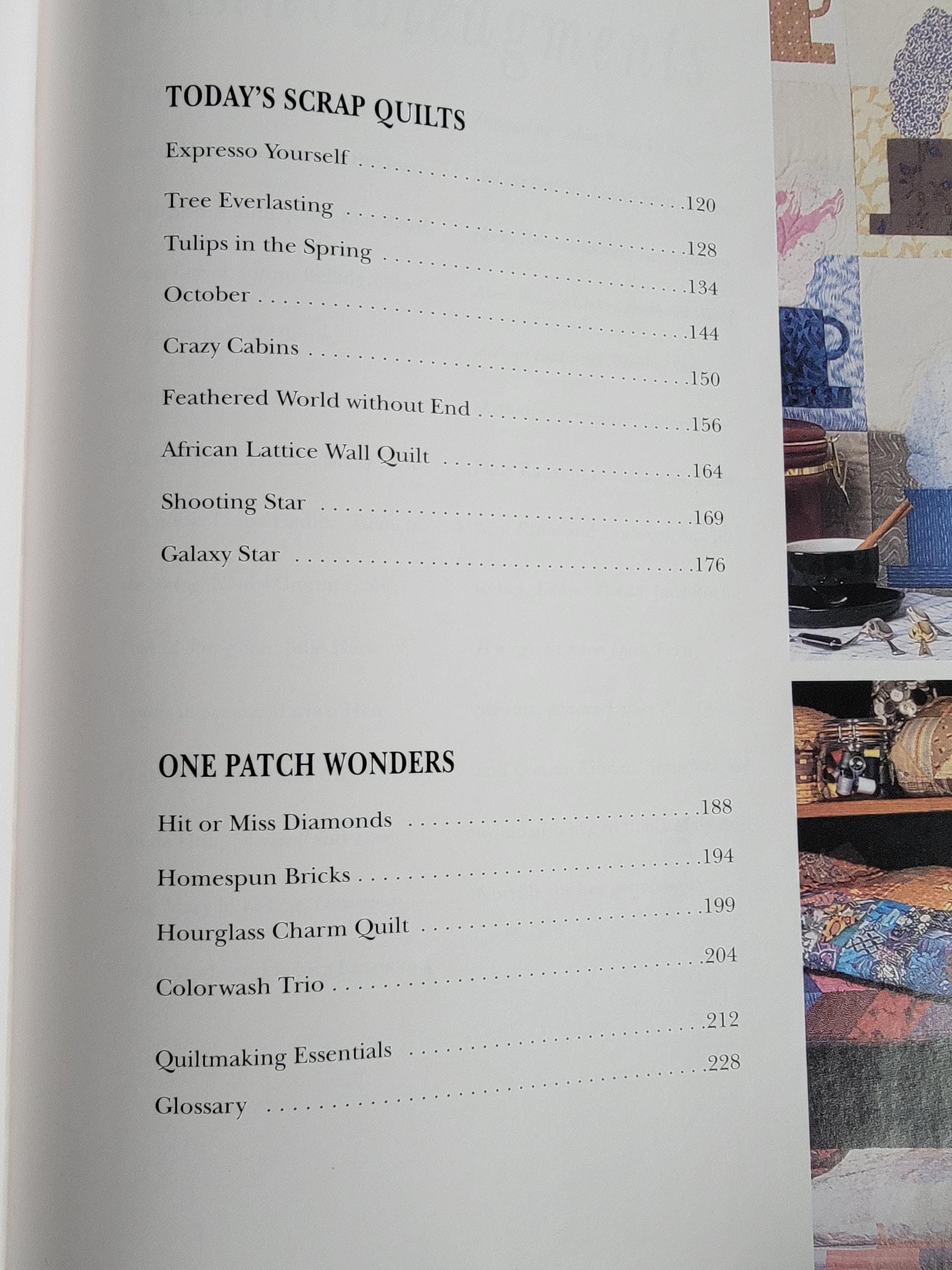 Scrap Quilts - 1995 Hard Cover Book - Etsy