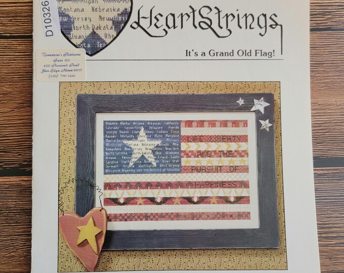 It's a Grand Old Flag! - 4 Page Cross Stitch Chart - Etsy