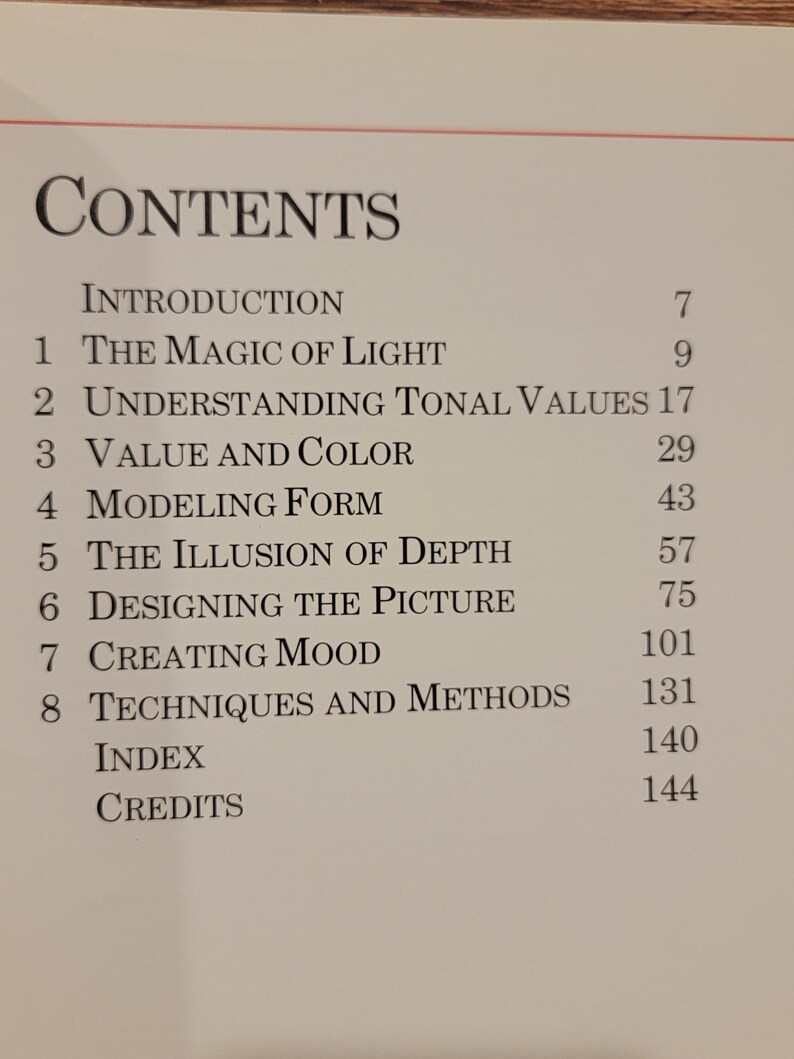 Tonal Values Painting Techniques Book - Etsy