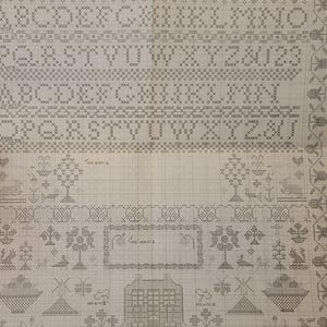 Ann Pasfield Sampler - 8 Page Cross Stitch Chart - Etsy