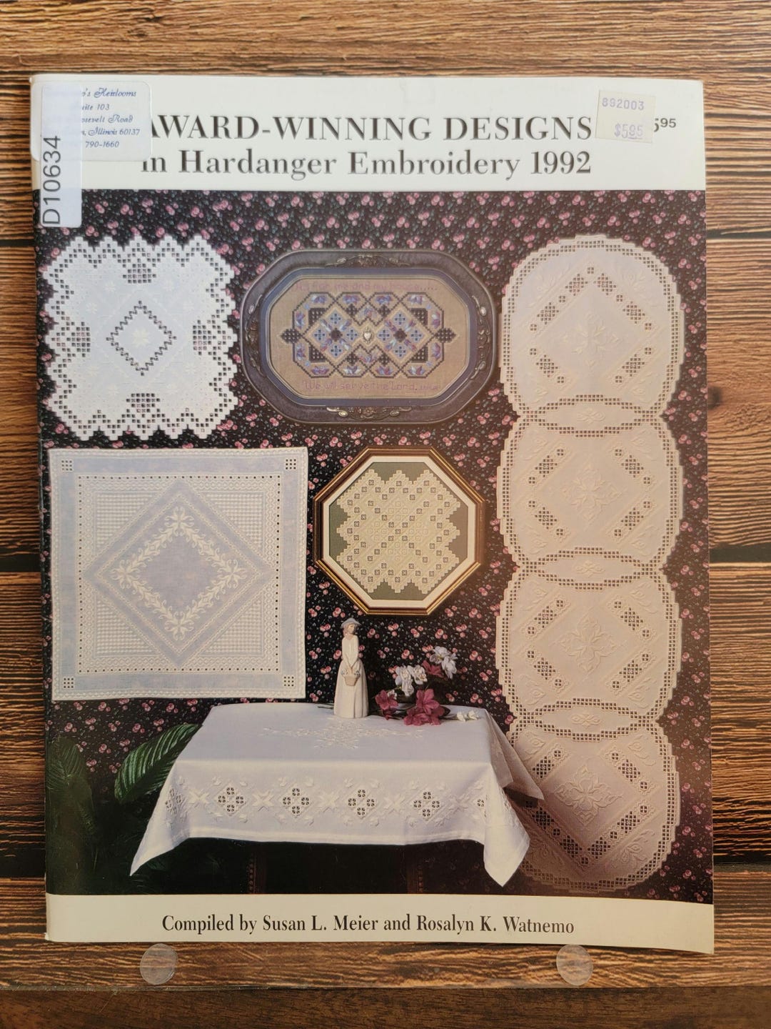 Award-winning Designs in Hardanger Embroidery 1992 - Hardanger Pattern ...