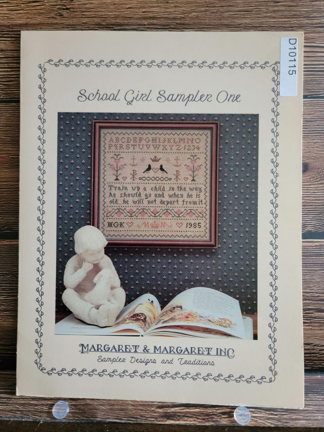 School Girl Sampler One- 4-page Cross Stitch Chart - Etsy